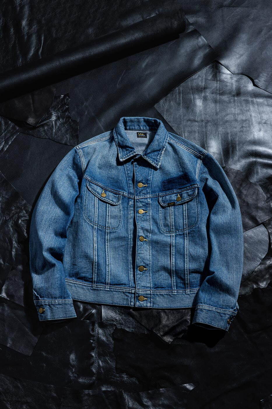 写真3/21|Lee×ショットのデニムジャケット&ジーンズ、黒の 写真3/21|Lee×ショットのデニムジャケット&ジーンズ、黒の