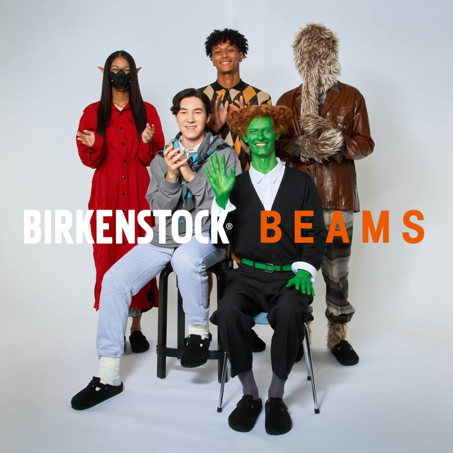 ビルケンシュトック×ビームス、オールブラックのクロッグ ビルケンシュトック×ビームス、オールブラックのクロッグ